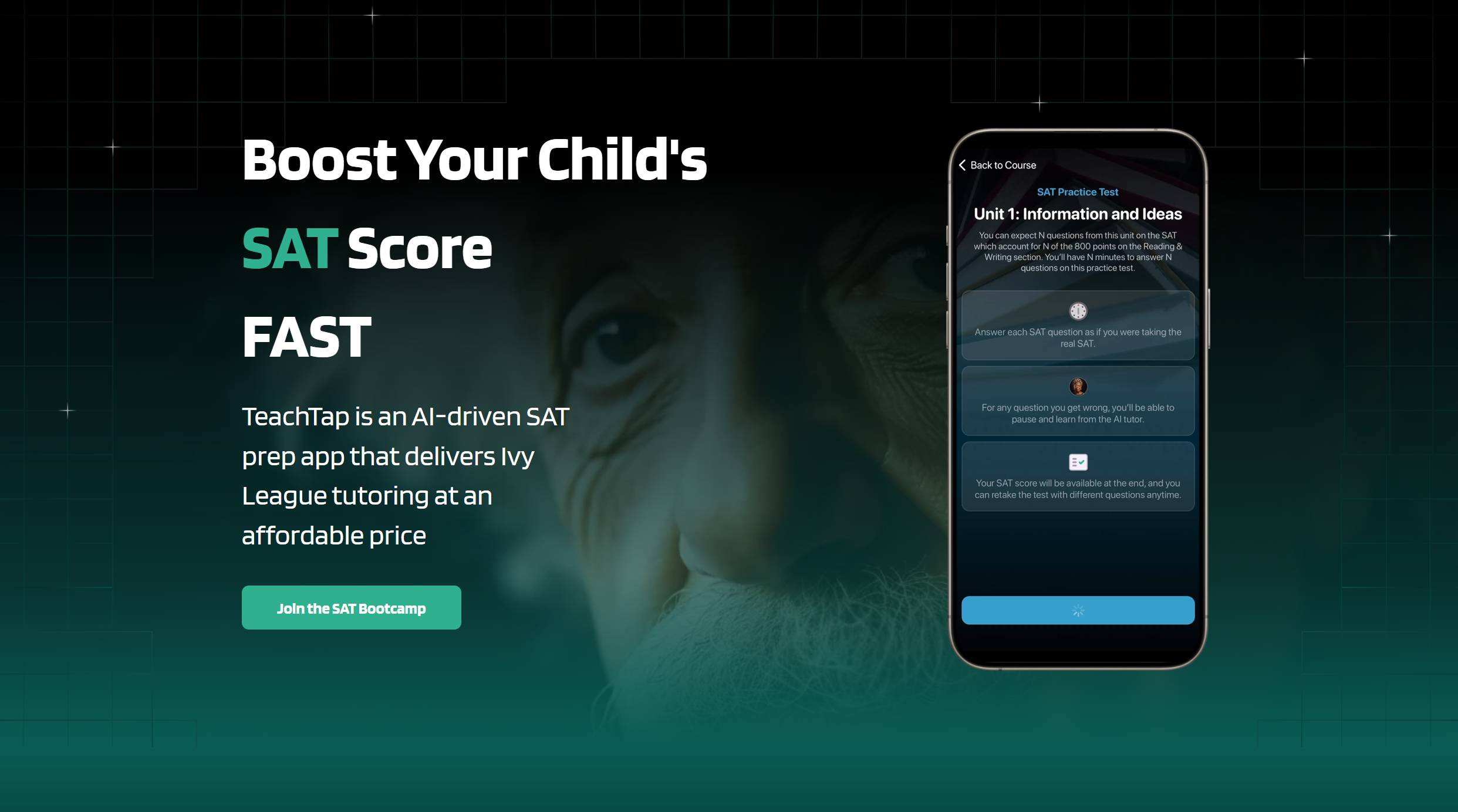TeachTap: AI-Powered SAT Bootcamp | Achieve 1500+ Score